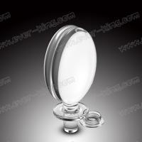 China Frosting Glass Spirit Bottle Closures Transparent Food Grade for sale