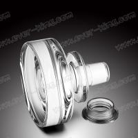 China High End Super Flint Glass Bottle Cap For Luxury Liquor for sale
