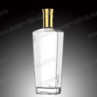 China Screw Cap Custom Glass Bottle For Tequila Liquor Spirits for sale