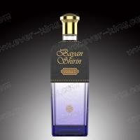 China Color Spraying Leather Liquor Glass Bottle Customized 700ml for sale