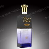 China Color Spraying Leather Liquor Glass Bottle Customized 700ml for sale