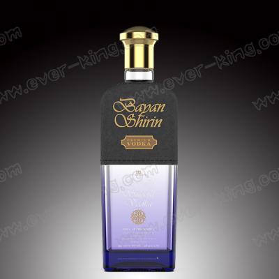 China High Flint Glass Bottle 700ml For Vodka Wine Liquor for sale