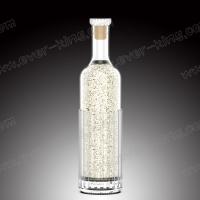 China Different Shapes White Glass Liquor Bottle Frosting 500ml 1.5L for sale