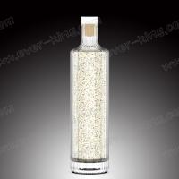 China Different Shapes White Glass Liquor Bottle Frosting 500ml 1.5L for sale