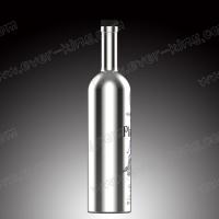 China Electroplated Spirit Wine Vodka Glass Liquor Bottle Customized 500ml for sale