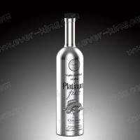 China Electroplated Spirit Wine Vodka Glass Liquor Bottle Customized 500ml for sale
