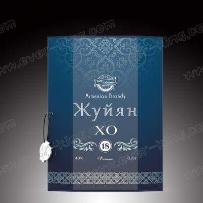 China High Grade Luxury Liquor Leather Gift Box Customized For Brandy for sale