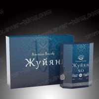 China Custom Handle Luxure Handmade Leather Box for Liquor Gift Packaging for sale