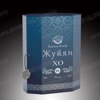China High Grade Luxury Liquor Leather Gift Box Customized For Brandy for sale