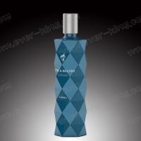 China Custom Label New Matte Blue 70cl Empty Glass Bottle For Vodka Liquor for sale