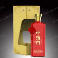 China Magnetic Piercing Liquor Bottle Boxes with Custom Cardboard for sale