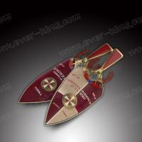 China Custom Embossing Stamping Sticker Spirits Metal Label for sale
