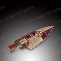 China Custom Embossing Stamping Sticker Spirits Metal Label for sale