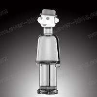 China Unparalleled People Shape Clear Glass Liquor Bottles 500ML for sale