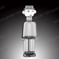 China Unparalleled People Shape Clear Glass Liquor Bottles 500ML for sale