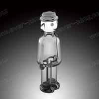 China Unique Shape High Flint Glass Bottle For Liquor Spirt Cognac Wine for sale