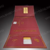 China Customized Recycle Magnetic Folding Spirits Glass Packaging Box With Logo for sale