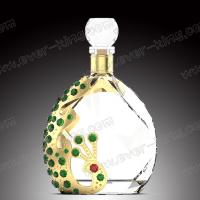 China Brandy Decanter Cognac Whisky Glass Wine Bottle Empty Custom Design for sale