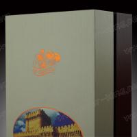 China Luxury Custom Made Rigid Cardboard Paper Wine Boxes Packaging for sale