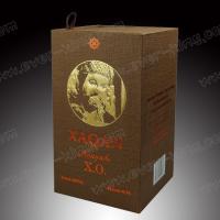 China Cardboard Magnetic Single Glass Bottle Wine Box Custom Sized for sale