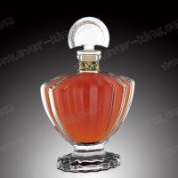 China Custom Recyclable 700Ml Fancy Glass Bottle Whisky And Brandy for sale