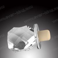 China OEM Transparent Classic Glass Bottle Cap For Wine Liquor Bottle for sale