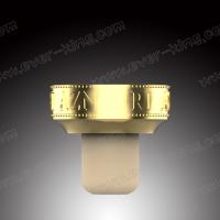 China White Polymer Stopper Lid For Wine Liquor Glass Bottle Cap for sale