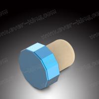 China Metal Plastic Spirits Closure Glass Bottle Corks For Luxury Liquor And Spirits for sale