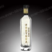 China Custom Empty Luxury Wine Vodka Glass Bottle Unique Shaped for sale
