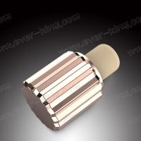 China Electroplating Spirits Glass Bottle Lug Cap With Customized Color for sale