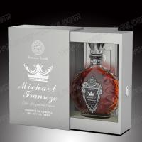 China Customed Size Papercard Wine Glass Packaging Boxes For Brandy Spirits for sale