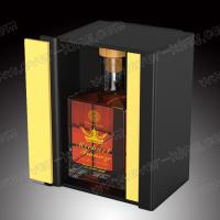 China Luxury Matt Black Rigid Cardboard Whisky Paper Gift Box for Liquor Set Packaging for sale