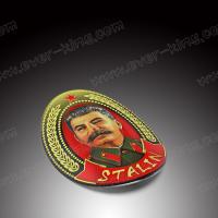 China New Designed Customed Stalin Head Zinc Alloy Medal Label For Wine for sale