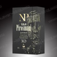 China Decorative Custom Cardboard Liquor Glass Bottle Packaging Boxes For Whiskey Cognac for sale