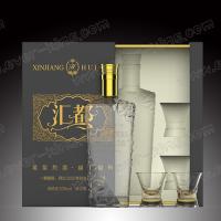 China Luxury Customed Drawer Gift Box For Glass Liquor Bottle Vodka Gin Whisky Bottle Packaging Box for sale