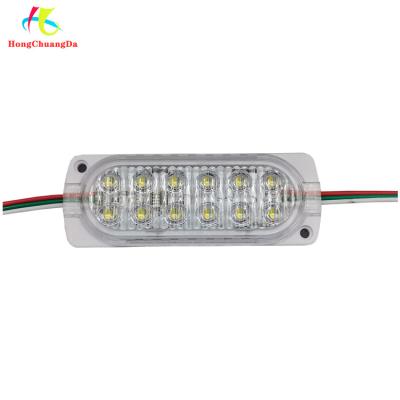 China 12-24V 12LED Flash LED Side Marker Lights For Trucks Side Clearance Light Lamp for sale