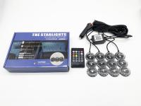 China RGB Atmosphere lamp Remote Interior 5050 LED Strip Atmosphere Car Lights With APP Music Wireless for sale
