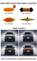 China 4X4 LED Pickup Truck Front LED Grille Lights Amber DRL For Ford F150 for sale