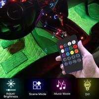 China Foot Star LED Car Atmosphere Light Car APP Mobile Phone Bluetooth for sale
