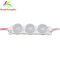 China DC 12V/24V 3 LED 3W 3030 Side Light High Brightness with Lens LED Modules for sale