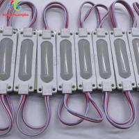 China 2W COB LED Module 12V Blue Red Yellow IP67 LED Module 70*15mm for sale