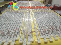 China High Brightness Aluminum LED Strip Light Lens 12W 12V Rigid LED Strip Light for sale