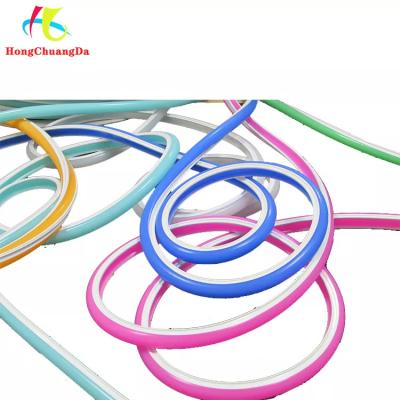 China 10W/M LED Silicone Neon Strips Fire Resistant Anti Cracking LED Neon Rope Tube for sale