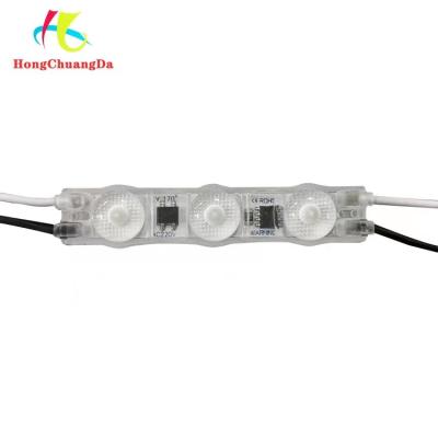China 2835 Lens Module High Voltage 220V/110v Led Module LED Advertising Light Source for sale