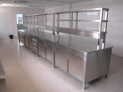 China Thick 1.0cm Laboratory Counter Tops with 304 stainless steel plate for sale