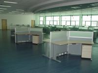 China U shaped height 850mm Modular Office Furniture E0 melamine board for sale