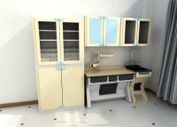 China Wood 750mm x 900mm School Laboratory Furniture Lab Test Bench for sale