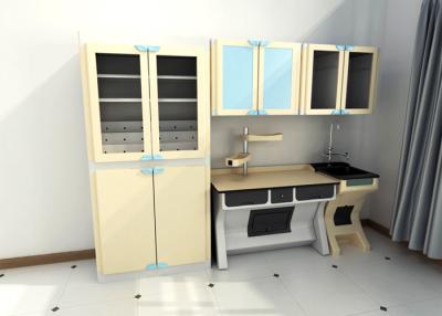 China Wood 750mm x 900mm School Laboratory Furniture Lab Test Bench for sale