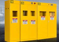 China University Laboratory All Steel ISO Yellow Safety Cabinet Gas Cylinder Cabinet for sale