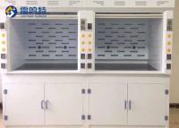 China PP Polypropylene 0.6m/S Laboratory Fume Hood With LED Triproof Light for sale